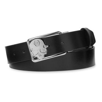 Philipp Plein Homme, Accessoires, Noir, Taille: 105 CM Leather Belt