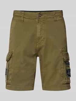 Petrol Industries Regular Fit Bermudas mit Cargotaschen