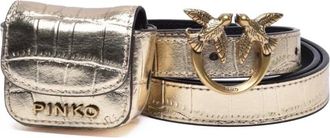 Pinko Pinko, unisex, Accessoires, Jaune, Taille: M Ceintures