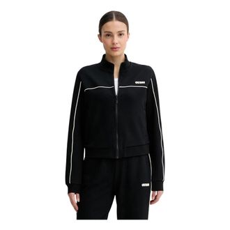 Guess SweaT-shirt z fermetureure &eacute;clair Clara - Femme - Sweatshirts et sweats &agrave; capuche - Noir - Taille: 36 FR