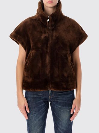 Urban Code Veste courte r&eacute;versible en fausse fourrure &agrave; manches courtes