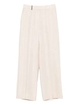 PESERICO pantalon &agrave; coupe droite - Tons neutres