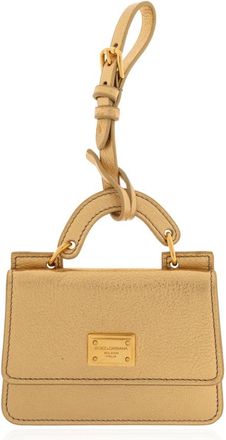 Dolce & Gabbana Femme, Accessoires, Jaune, Taille: ONE Size Porte-cartes avec dragonne
