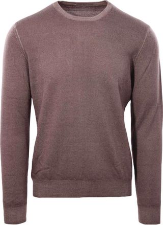 Paolo Fiorillo Homme, Pulls, Brun, Taille: XL Pull Paricollo M/L