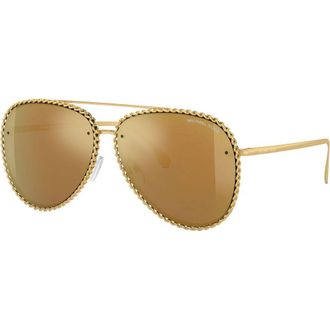 Michael Kors Goldmetall-Sonnenbrille