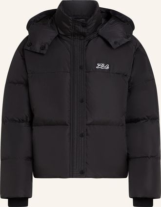 Karl Lagerfeld Mantel schwarz