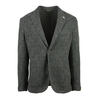 L.B.M. 1911 L.b.m. 1911, Homme, Vestes, Gris, Taille: 2XL Giacca Stondata