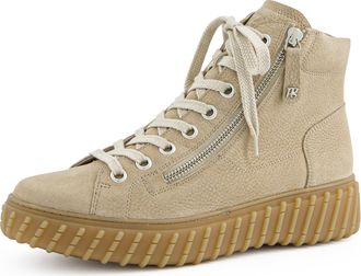 Paul Green Damen, Frauen Low-Top Sneaker,Warm gef&uuml;ttert,Sportschuhe,Freizeitschuhe,Turnschuhe,Laufschuhe,schn&uuml;rschuhe,Beige (Nubuk/Almond),37.5 EU / 4.5 UK