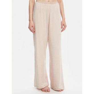 Tommy Hilfiger Pyjamahose UW0UW05776 Beige Relaxed Fit