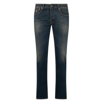Moorer Jeans - - Jeans - Herren - Blau - W35