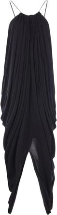 Loewe Femme, Robes, Noir, Taille: 36 FR Robe Drap&eacute;e