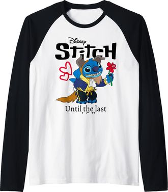 Disney Stitch Until The Last Petal Falls Valentine Raglan