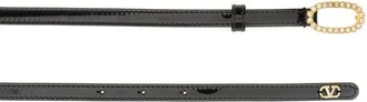 Valentino Garavani Calf Leather Belt - Black