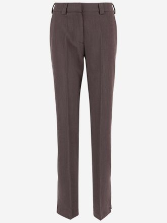 Darkpark Pantalon Long En Viscose M&eacute;lang&eacute;e