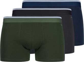 Skiny Herren Pants 3er Pack Cotton Multipack 085742 Gr. XL in oliveblueblack Selection