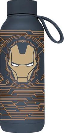 Quokka Thermosflasche aus solidem Edelstahl mit Aufhänger Slate 510 ml Iron Man