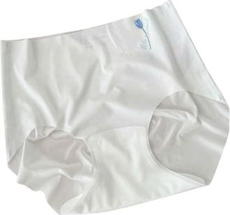 Generic Culotte sans Couture Femme Culotte Femme sans Couture Culotte Femme De Classique Taille Mi-Haute Grande Taille Protection Physiologique Pure Crotch Re