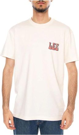 Lee Homme, Tops, Blanc, Taille: M Relaxed Vinyl Tee