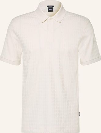 HUGO BOSS Jersey-Poloshirt Parley weiss