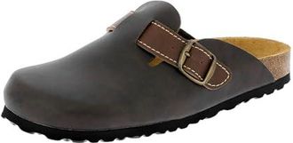 Lico Homme Bioline Clog Style Chaussons Bas, Marron Braun Braun, 43 EU