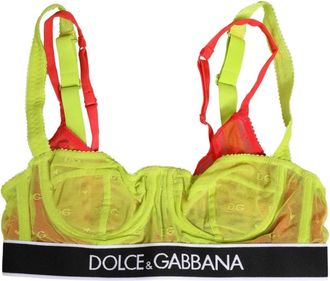 Dolce & Gabbana Femme, Sous-v&ecirc;tements, Jaune, Taille: 38 FR Soutien-gorge balconnet