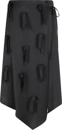 Isabelle Blanche Femme, Jupes, Noir, Taille: 40 FR Jupe Midi avec