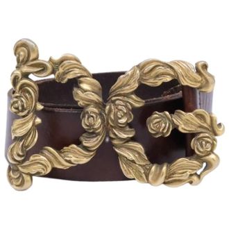 Dolce & Gabbana Pre-owned Standard Belt - Femme - Pre-owned - Brun - Taille: ONE Size