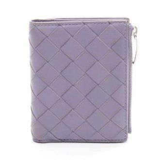 Bottega Veneta Portefeuille en cuir Pre-owned - Femme - Pre-owned - Violet - Taille: ONE Size
