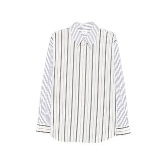 Saint Laurent Vertical-stripe Long-sleeve Shirt