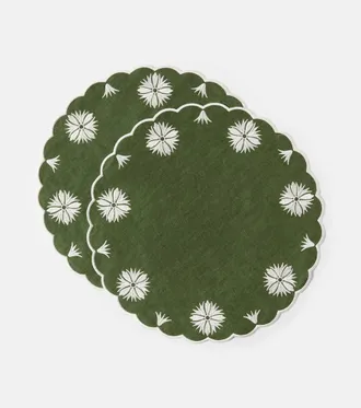 Cabana Set Olive aus zwei Tischsets