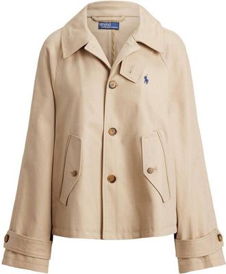 Polo Ralph Lauren Damen Jacke aus Baumwolltwill