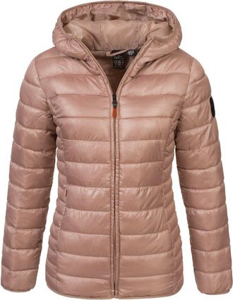 Geographical Norway Steppjacke Damen Frühlings Übergangs Jacke Steppjacke Kapuze Outdoor Kapuzenjacke