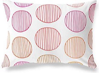 Bonamaison Le Jardin du Lin Kissen Zierkissenbezug Zufälliges Muster Kissenbezug, Weich Bequem, Für Zuhause Autos Büro Sofa Wohnzimmer Couch Schlafzimmer Dekor, 