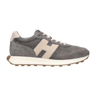 Hogan Homme, Chaussures, Gris, Taille: 41 1/2 EU H601 Allacciato H Patch