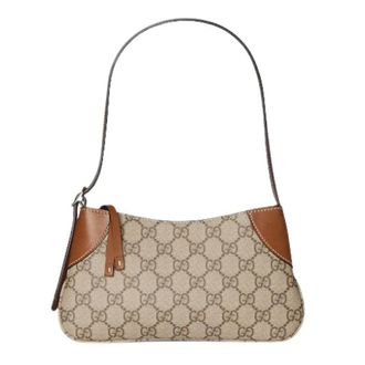 Gucci Borsa Emblem kleine Gr&ouml;&szlig;e - - Bags - Damen - Beige - ONE SIZE