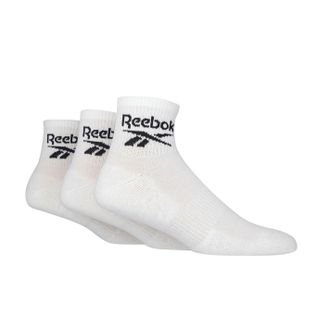Reebok Chaussettes Cheville Unisexes Core Ankle - Confortables Coton Respirant, Pour Usage Quotidien Sport Loisir Marche Yoga Fitness Lavables en Machine, Lo