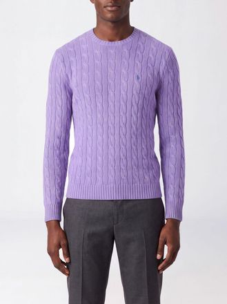 Polo Ralph Lauren Pullover mit Rundhalsausschnitt aus Wolle und Kaschmir mit gesticktem Pony-Logo