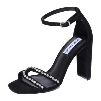 Steve Madden Wildleder Strass Schuh mit 10 cm Absatz - - Shoes - Damen - Schwarzk - 40 EU