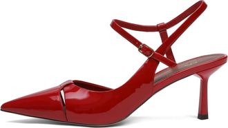Cesare Gaspari Femme, Chaussures, Rouge, Taille: 41 EU Escarpins Pointus &agrave; Bride Cheville