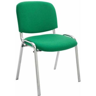 Clp Chaise visiteur Ken support chromé tissu Vert