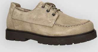 Birkenstock Highwood Moc Lace Low Suede Leather Sneakers gray taupe