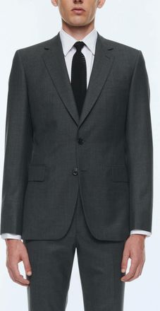 Fursac Veste de costume ajust&eacute;e en laine vierge fil-&agrave;-fil - Taille 44 - Homme