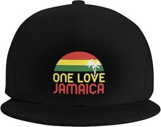 Generic Jama&iuml;que Homme Femme Casquette Hip Hop L&egrave;g&eacute;re Snapback Chapeau R&eacute;glable Casquette De Baseball pour Camping Trucker Hip Pop