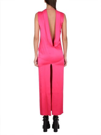 Versace Ring Neckline Dress - Pink
