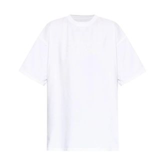 Maison Margiela Rundhals-T-Shirt - - Tops - Damen - Wei&szlig; - XS