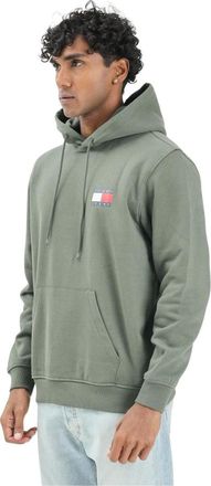 Tommy Jeans Homme, Sweatshirts et sweats &agrave; capuche, Vert, Taille: M Hooded SweaT-shirt