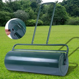 Costway Rasenwalze 63L Handwalze 114x90x30cm, Gartenwalze Schwerlasttrommel, Rasenroller Ideal f&uuml;r Ebenen Rasen - Costway