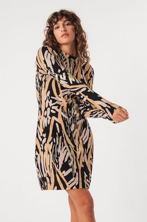 SKFK Damen vegan Kleid Bioleta Mehrfarbig