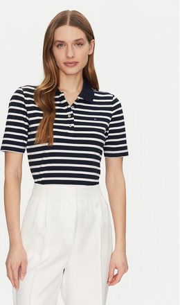 Tommy Hilfiger Poloshirt 1985 WW0WW43224 Dunkelblau Regular Fit