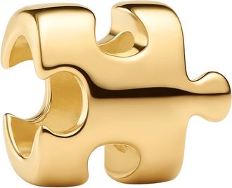 Pandora Moments Puzzleteil Mini-Charm mit 14k vergoldete Metalllegierung, Kompatibel Moments, 764514C00